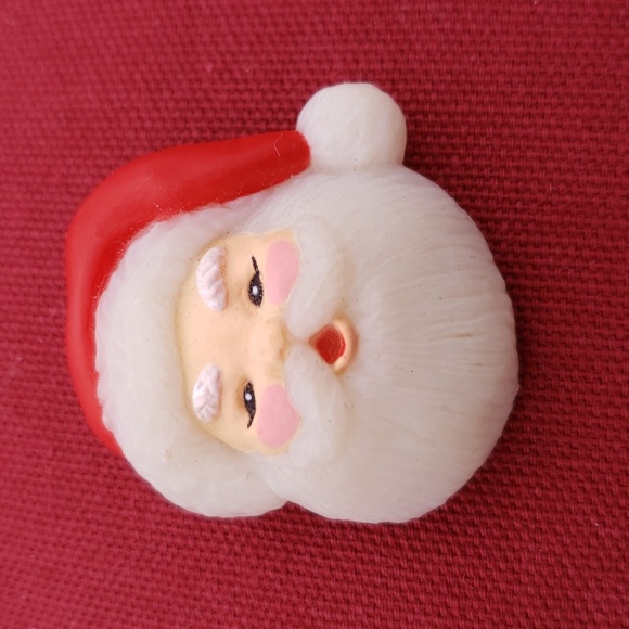 Jewelry | Vintage Santa Head Pin | Poshmark